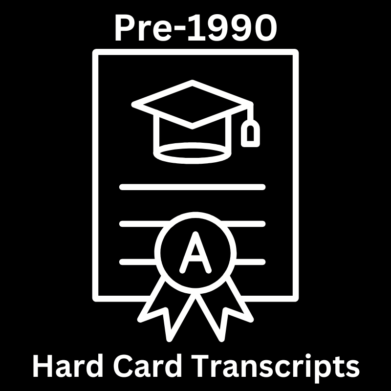 Pre-1990 Hard Card Transcripts