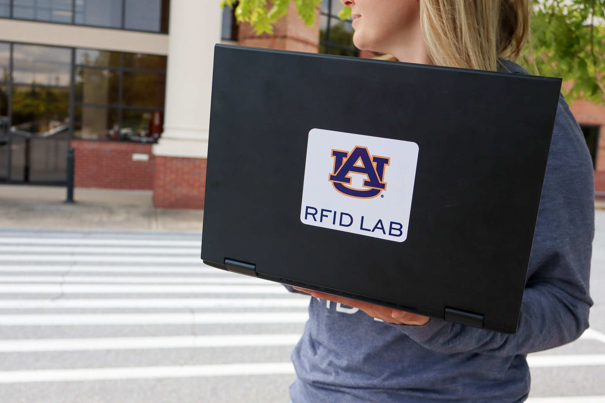 Auburn RFID Large Logo Sticker
