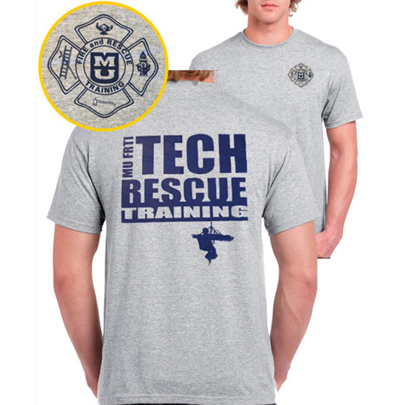 FR2000, MU FRTI Heavy Cotton Adult Short-Sleeved T-Shirt With Tech ...