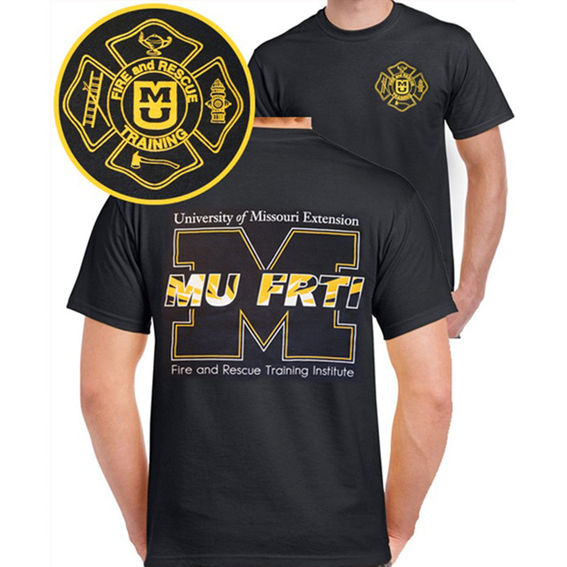 FR1700, MU FRTI Heavy Cotton Adult Short-Sleeved T-Shirt With “M” Design
