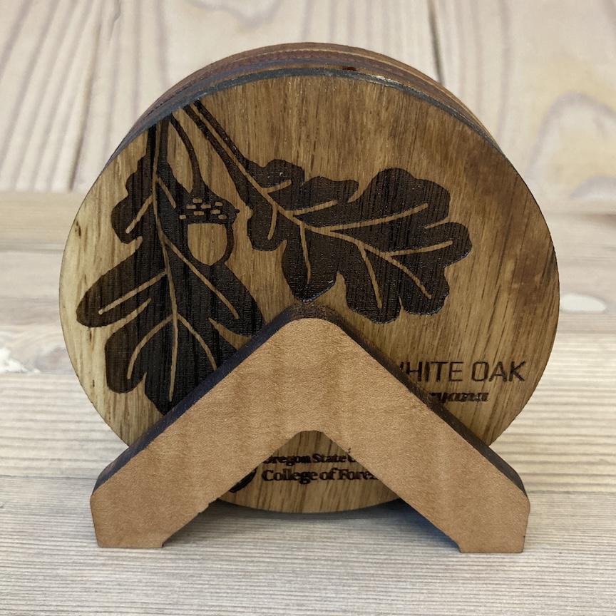 2025 Winter Sale - Engraved Wood Coaster Set