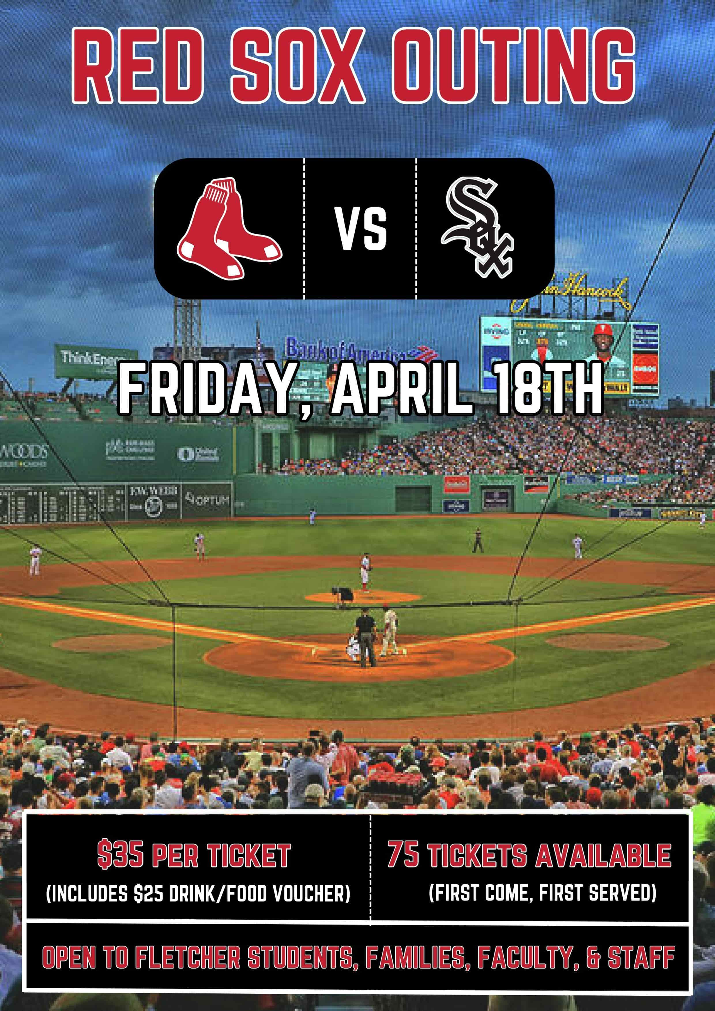 Red Sox Tickets - April 18, 2025