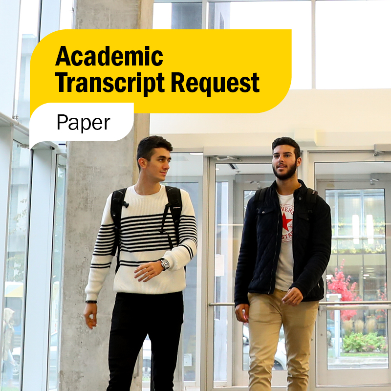 Academic Transcript Request - Paper
