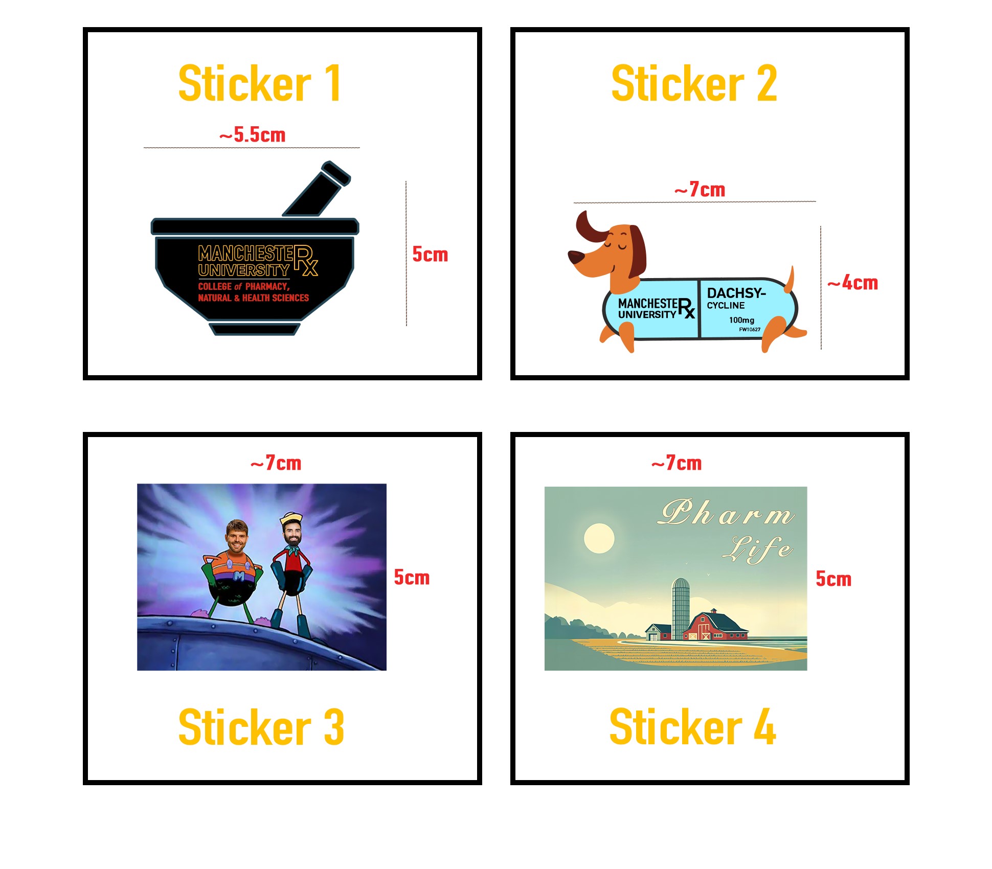 Class of 2027 Stickers